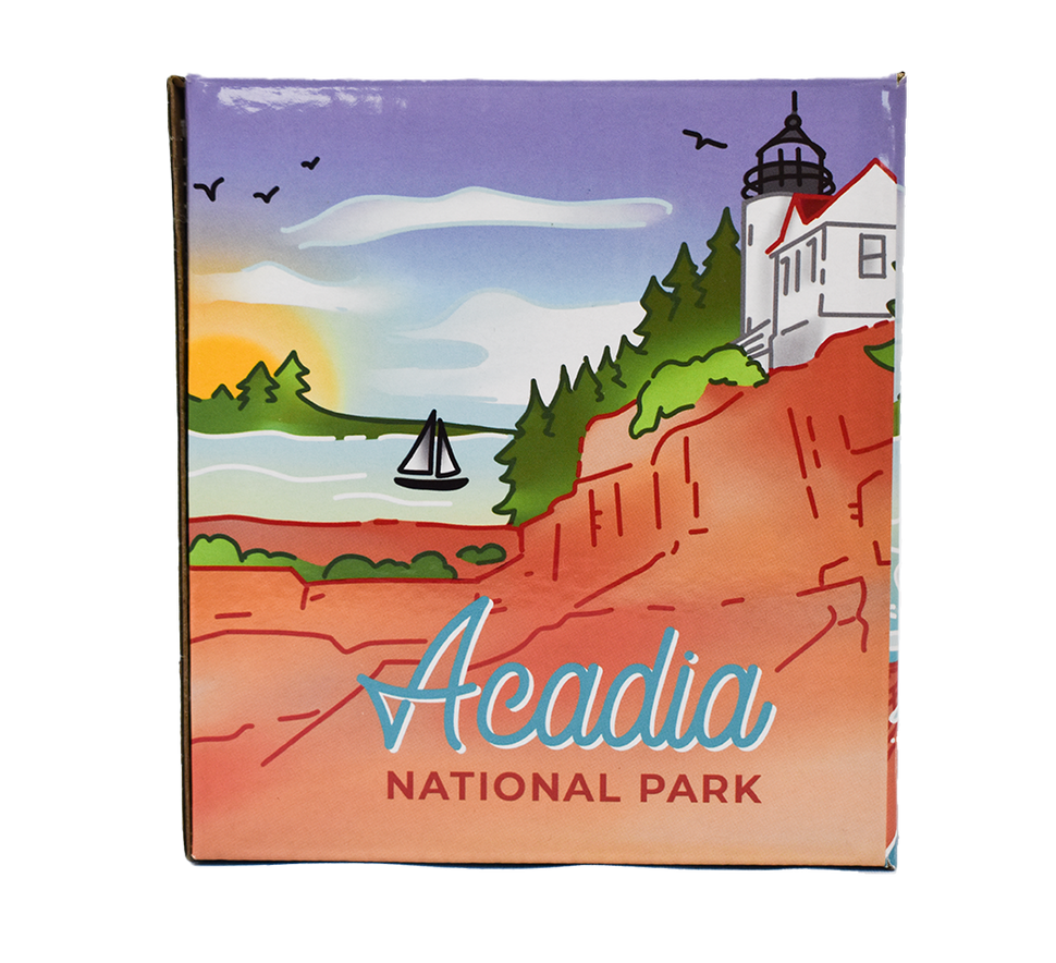 Bass Harbor Lighthouse at Acadia National Park Boxed Ceramic Mug ...