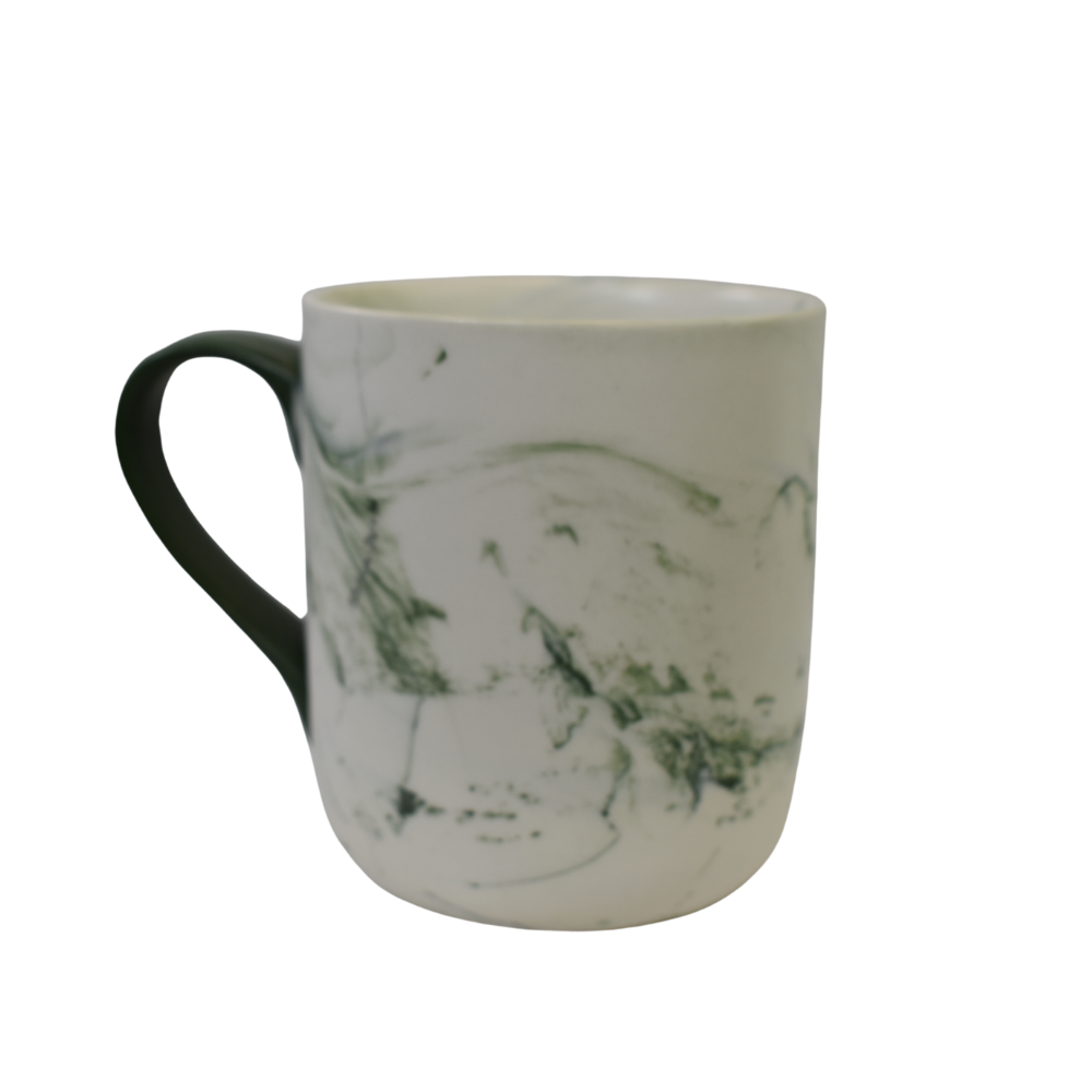 Acadia National Park Marble 15oz Mug in Forest Green – Jordan Pond ...