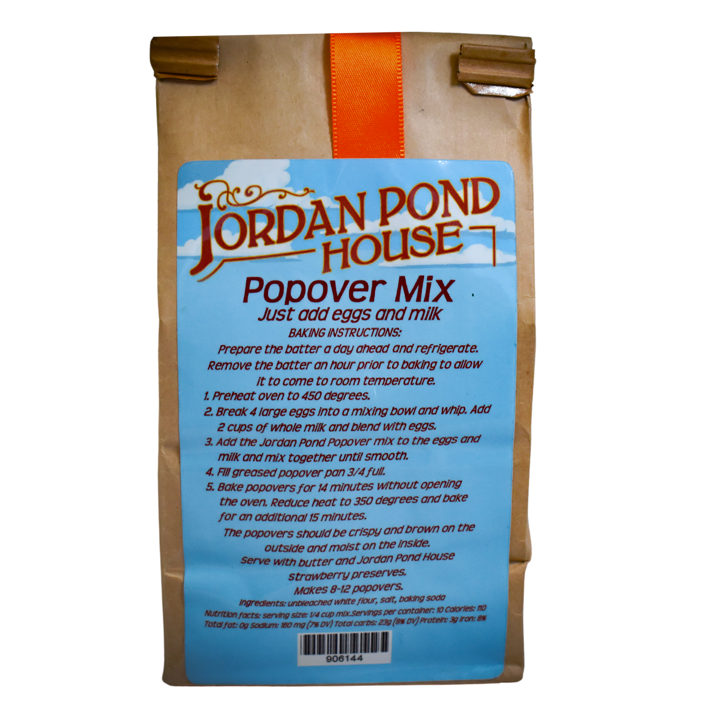 Jordan Pond House Popover Mix (made in Maine) – Jordan Pond House Shop